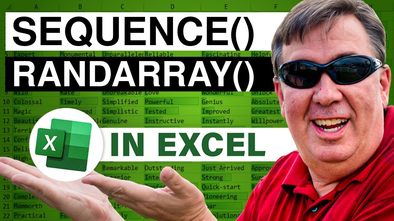 Sensational Sequence And Randarray In Excel Episode 2237 Mrexcel Message Board