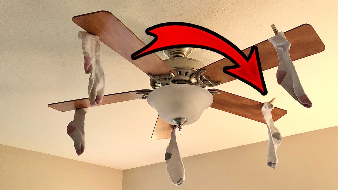 The Easiest Way to Dust Your Ceiling Fans With Socks - Homemaking.com ...