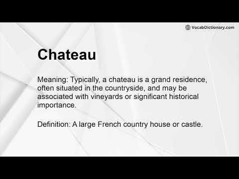Chateau Meaning