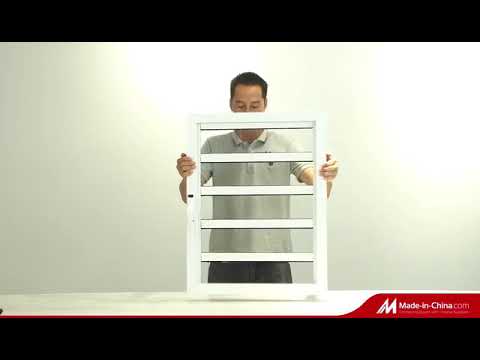 Aluminium Louver window with tempered glass [强]