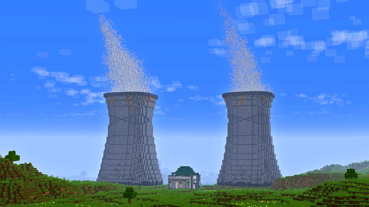 I Built a Functional Power Plant in Minecraft! - Minecraft Builders