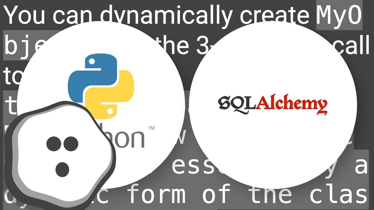 Dynamic Class Creation in SQLAlchemy