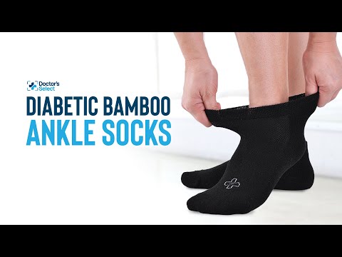 Stylish Comfort All Day: Doctor's Select Bamboo Viscose Diabetic Socks