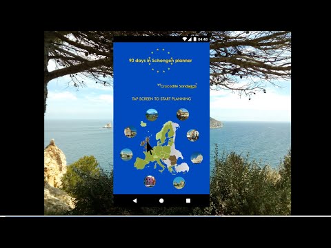 90 days in Schengen planner app test