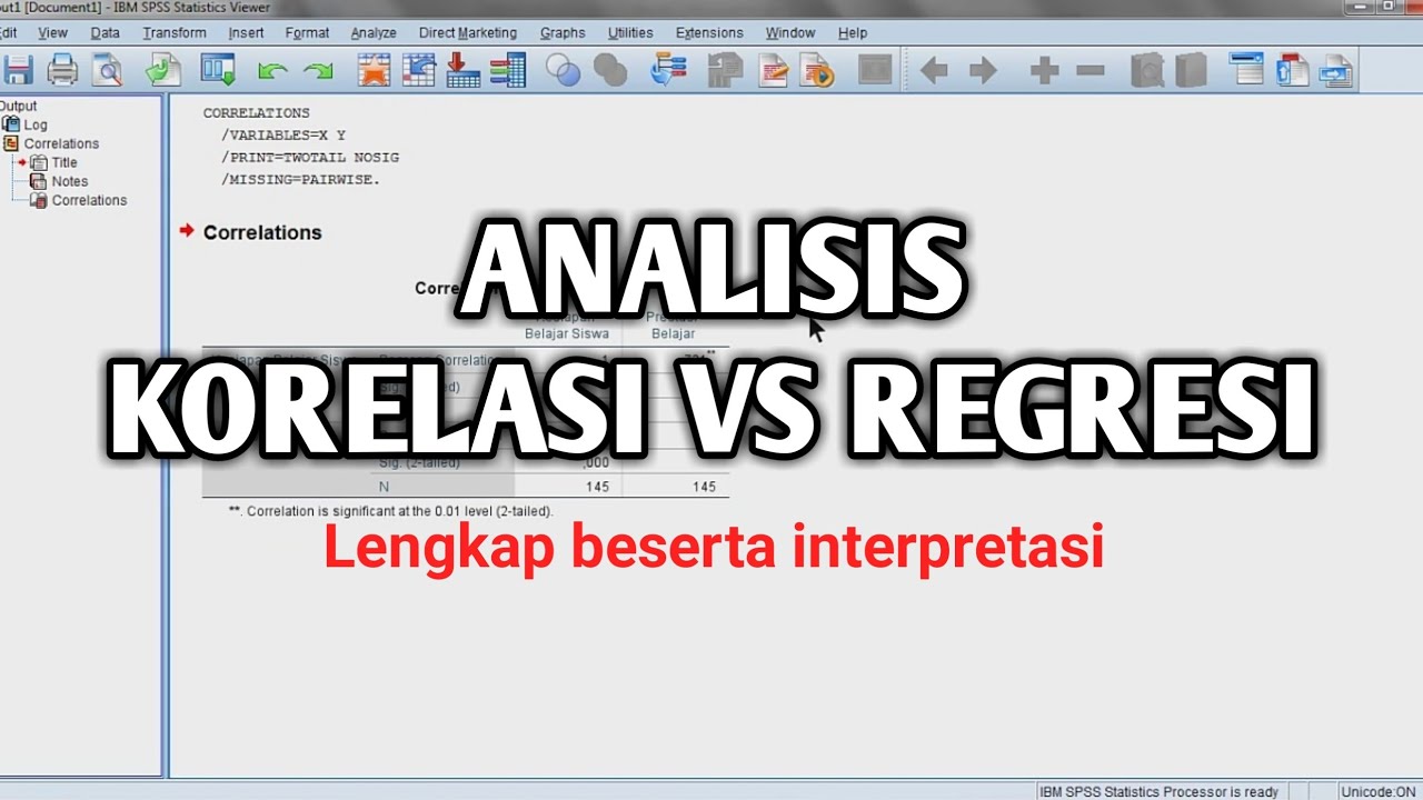 Understanding the Differences Between Correlation and Regression Analysis in SPSS | Galaxy.ai