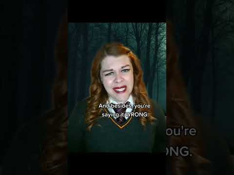 Hermione corrects Voldemort’s pronunciation #shorts #harrypotter #hermionegranger #voldemort #funny