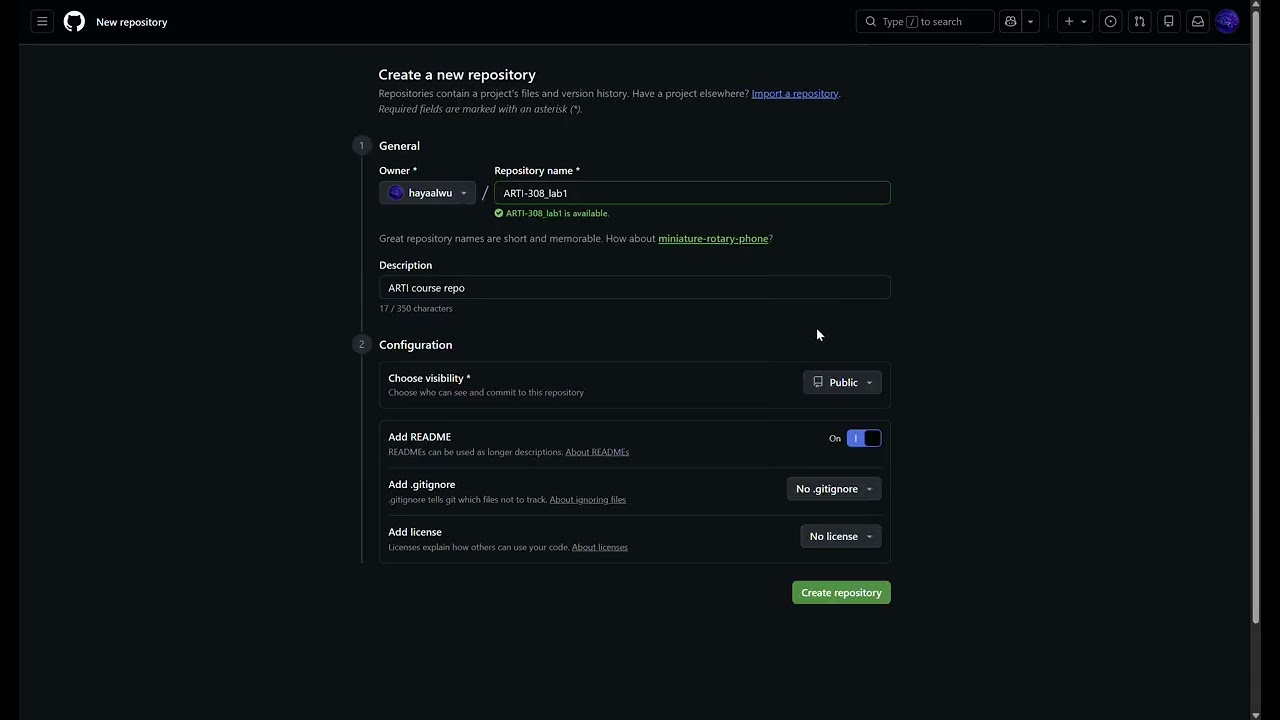 ML Lab 1 | GitHub Repository Setup