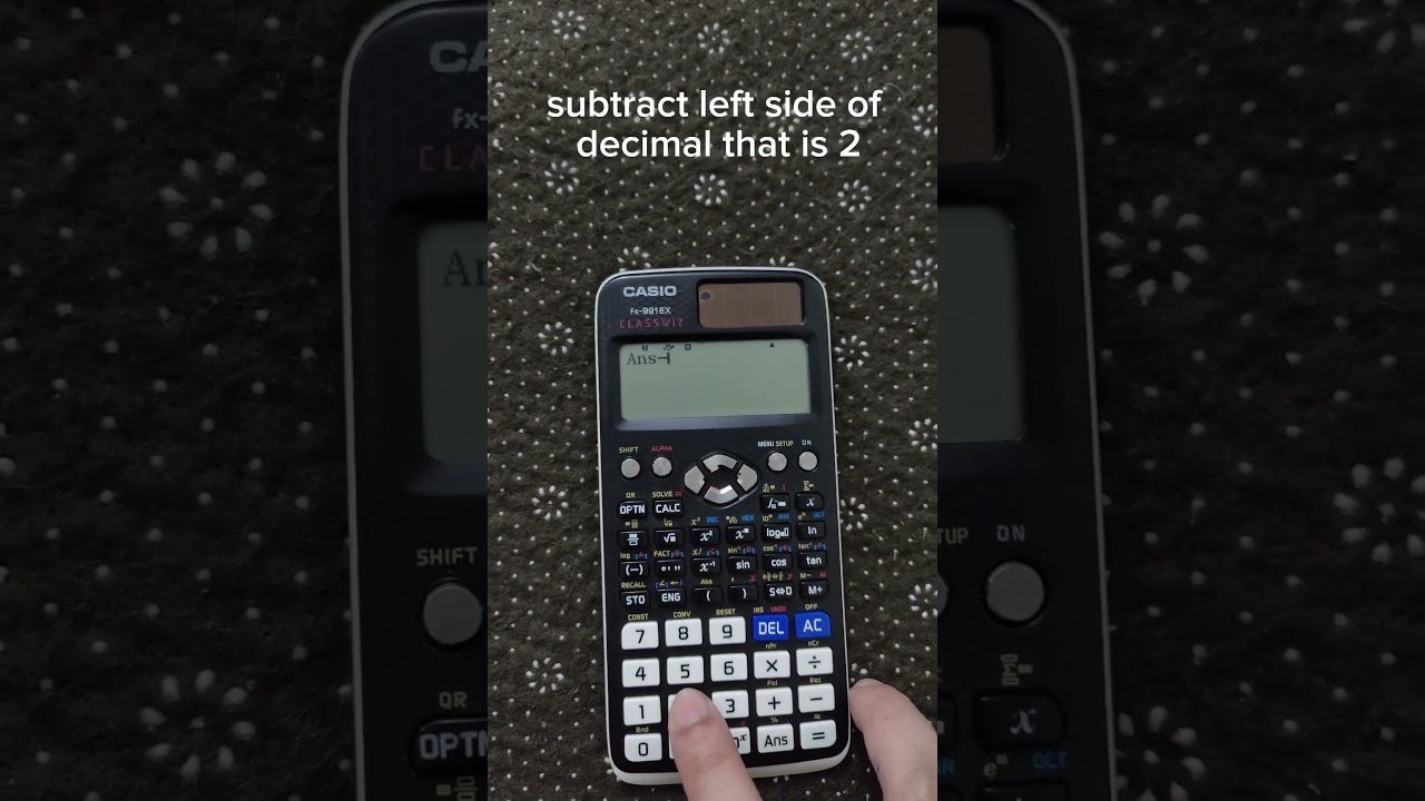 Remainder using calculator (Mod)