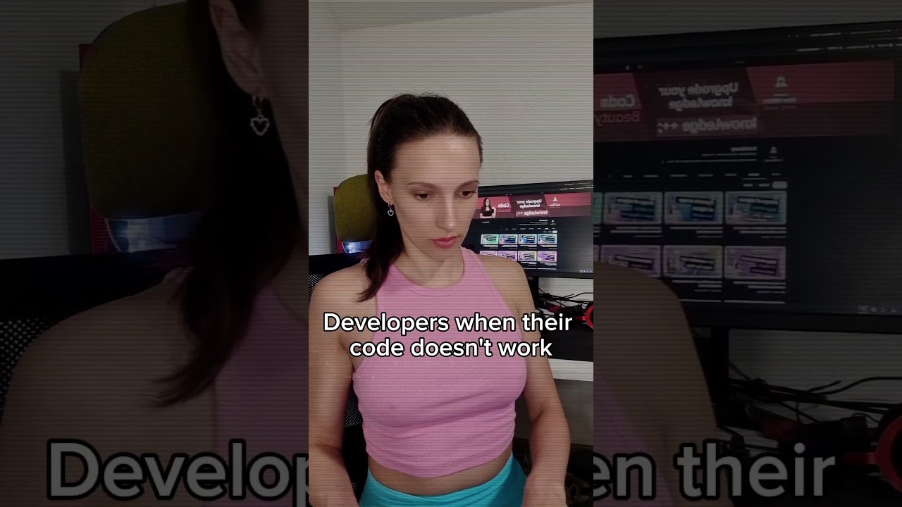 Developers when their code doesn't work #shorts #coding #developers #developerslife #code