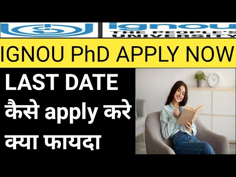 IGNOU PhD APPLY ONLINE step by step process full detail 2021.