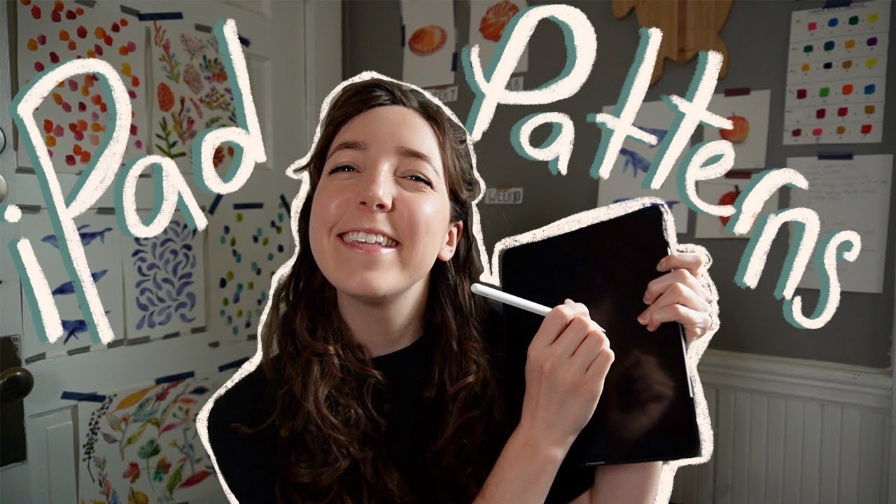 Using my iPad Pro for surface pattern design! 🌻 My first impressions