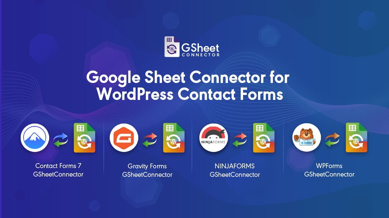 Google Sheet Connector for WordPress Contact Forms (CF7, WPForms, Gravity Forms, Ninja Forms)