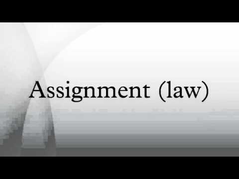 What does assignment mean in law – Print out homework pass
