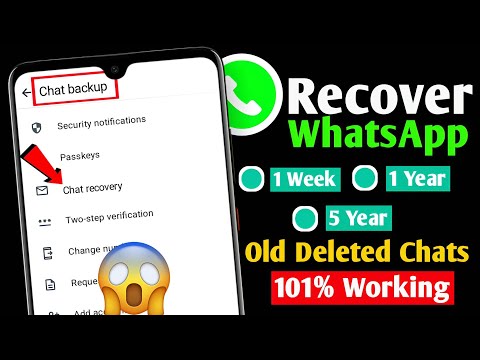 How To Recover Old Deleted Messages On WhatsApp (2025) | Restore WhatsApp Chats Without Backup