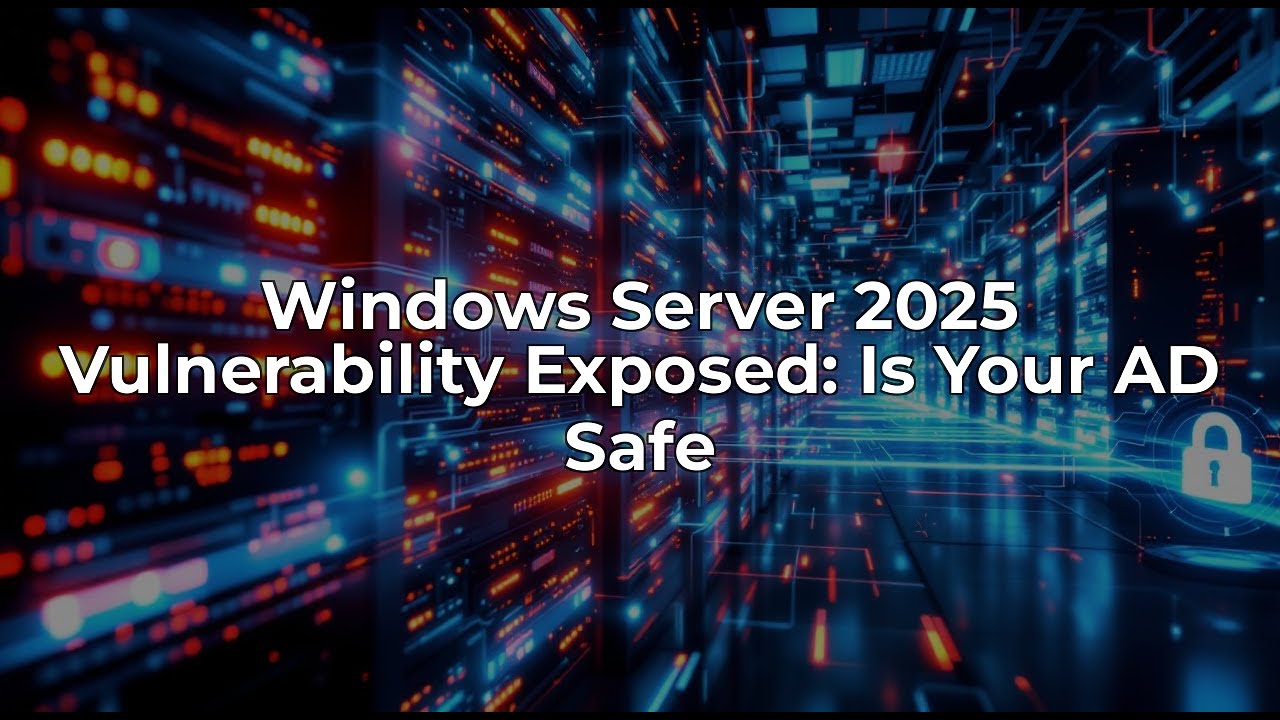 Critical Windows Server 2025 Vulnerability: What You Need to Know