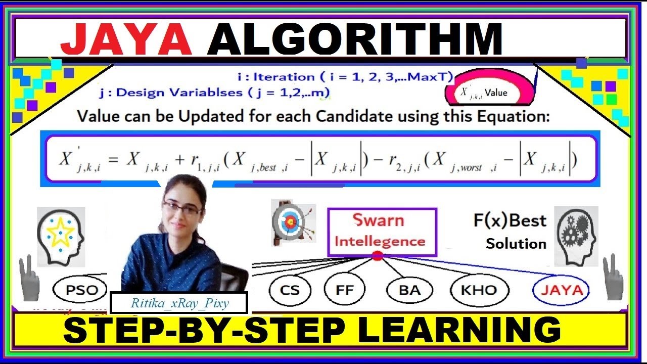 Learn JAYA Optimization Algorithm Step-by-Step with Example |Metaheuristic Algorithms[1/2]~xRay Pixy