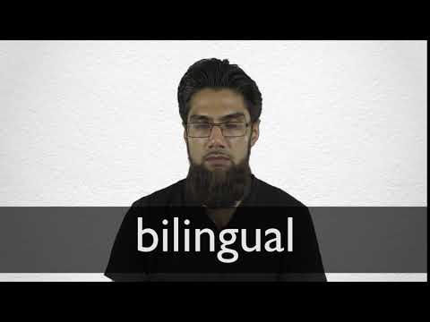 How to pronounce BILINGUAL in British English