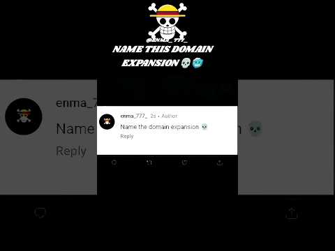 Name This Domain Expansion💀🗿 #domain #domainexpansion #jjk #jujutsukaisen #jujutsukaisenedit #shorts