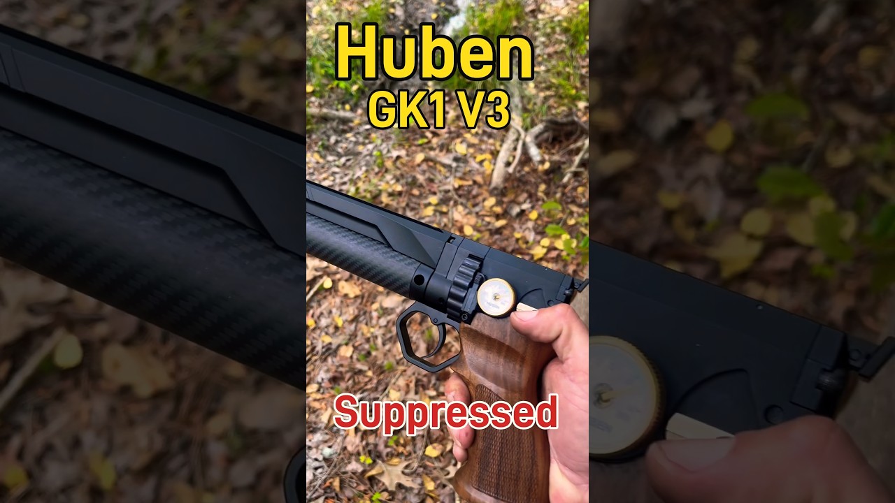 The Huben Gk1 .25 is a dream air pistol #huben #gk1 #airgun #gk1v3