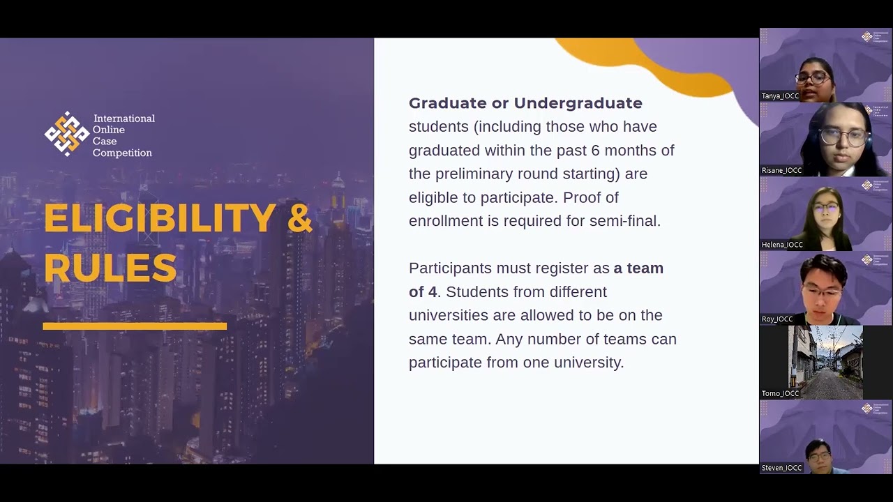 IOCC information session