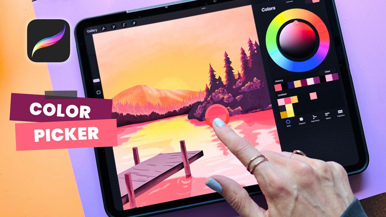 How to Use the Eyedropper Tool in Procreate – Quick & Easy Color Picking!
