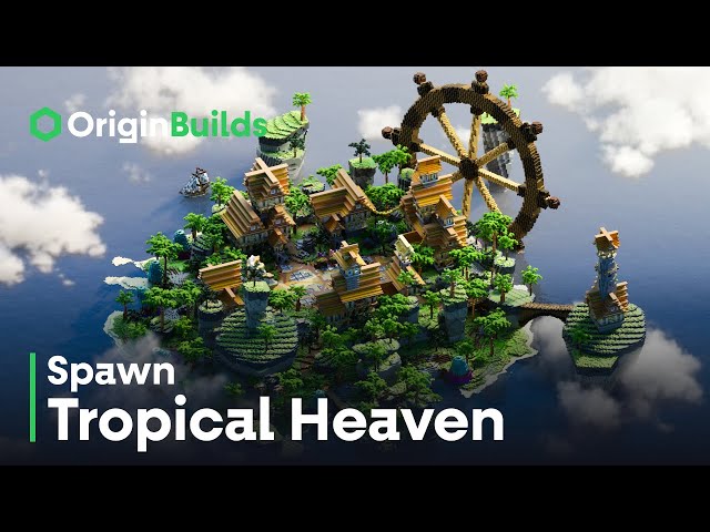 Spawn - Tropical Heaven - [500x500] Minecraft Map