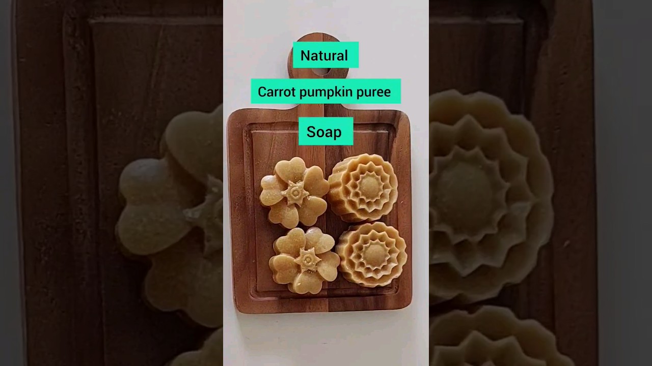 💯%natural carrot pumpkin soap part 3 #Ayurvedic cosmetics #natural skincare #ayurveda