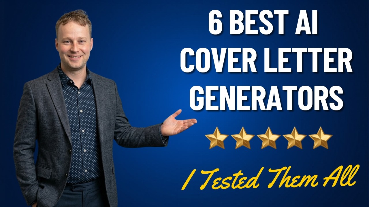 6 Best AI Cover Letter Generators 2026 (I Tested Them All)