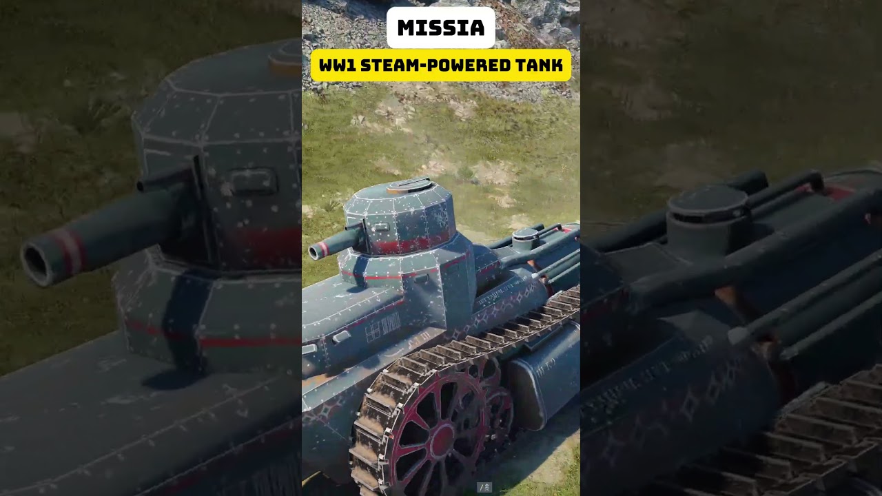 Steam-Powered Tank in War Thunder (USER MODEL)