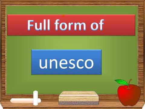 Full form of unesco