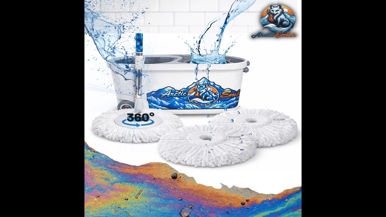 STOP Using Cheap Mops – 360 Spin Mop Bucket System (Easy Clean Solution)
