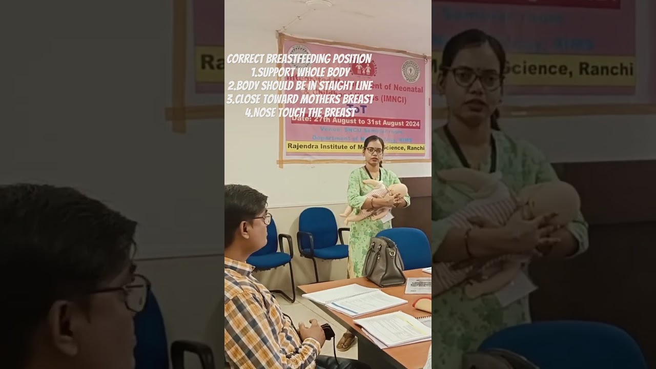 Breastfeeding Position demonstration @exclusive