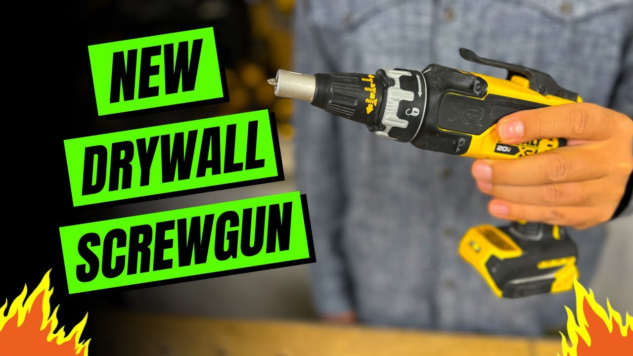 Oh yeah! Dewalt has a NEW 20V Max Drywall Screwgun - demo & review