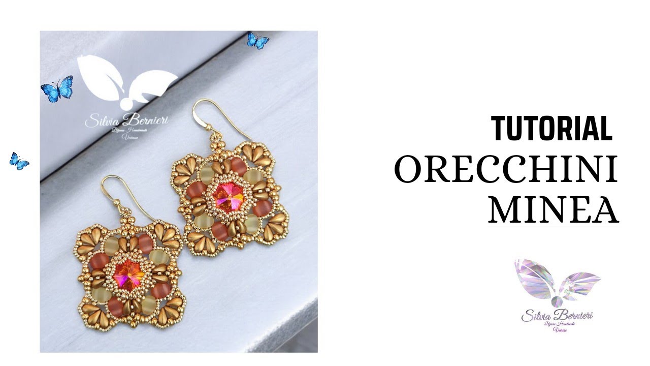 Minea earrings tutorial