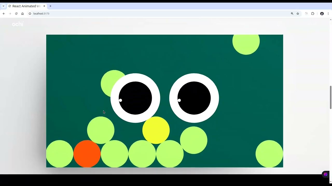 React Animated Web | Ochi clone