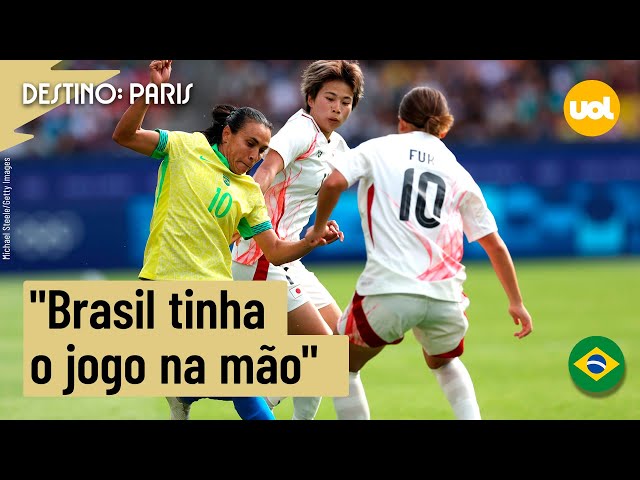 Olimpíadas: Brasil sofre virada nos acréscimos e perde para o Japão