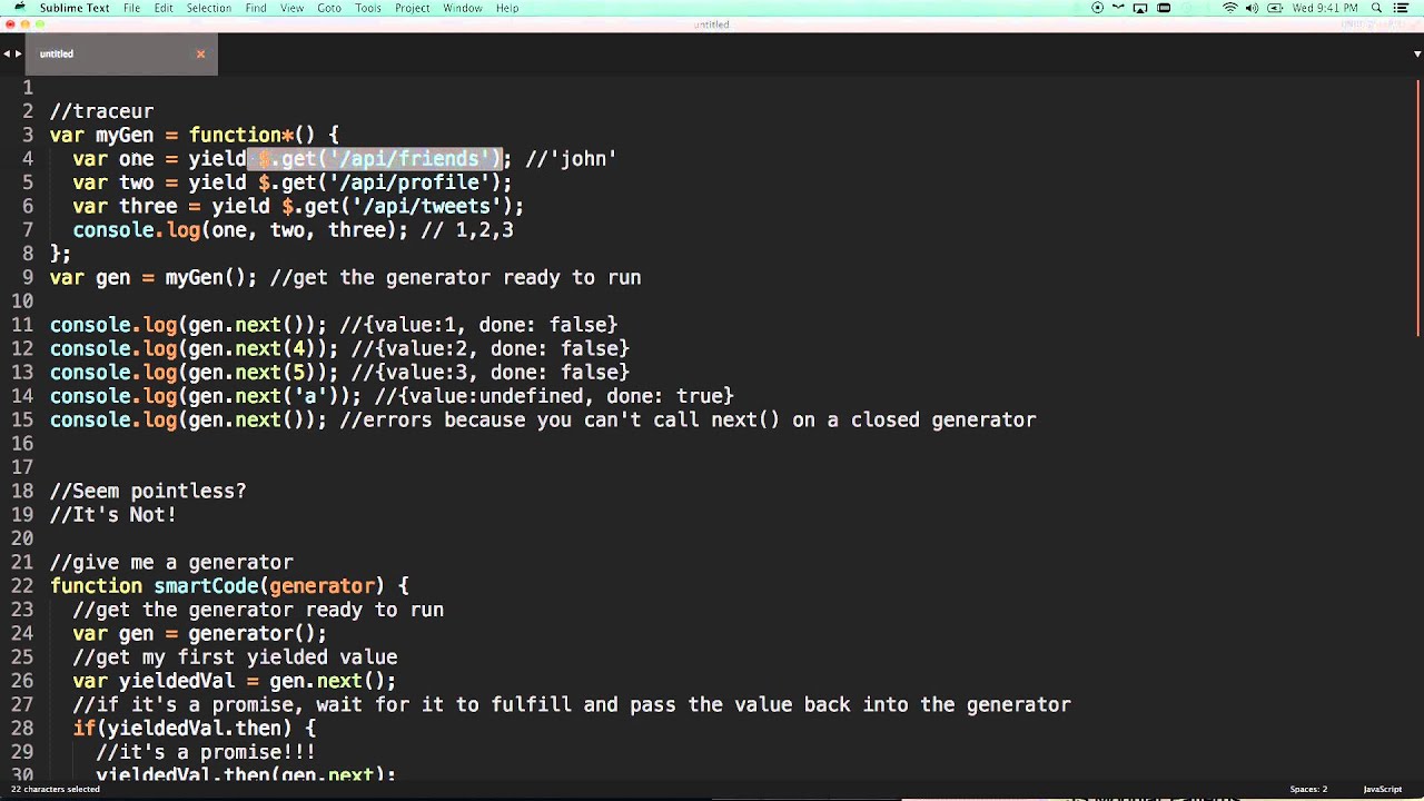 Javascript Generators - THEY CHANGE EVERYTHING - ES6 Generators Harmony Generators