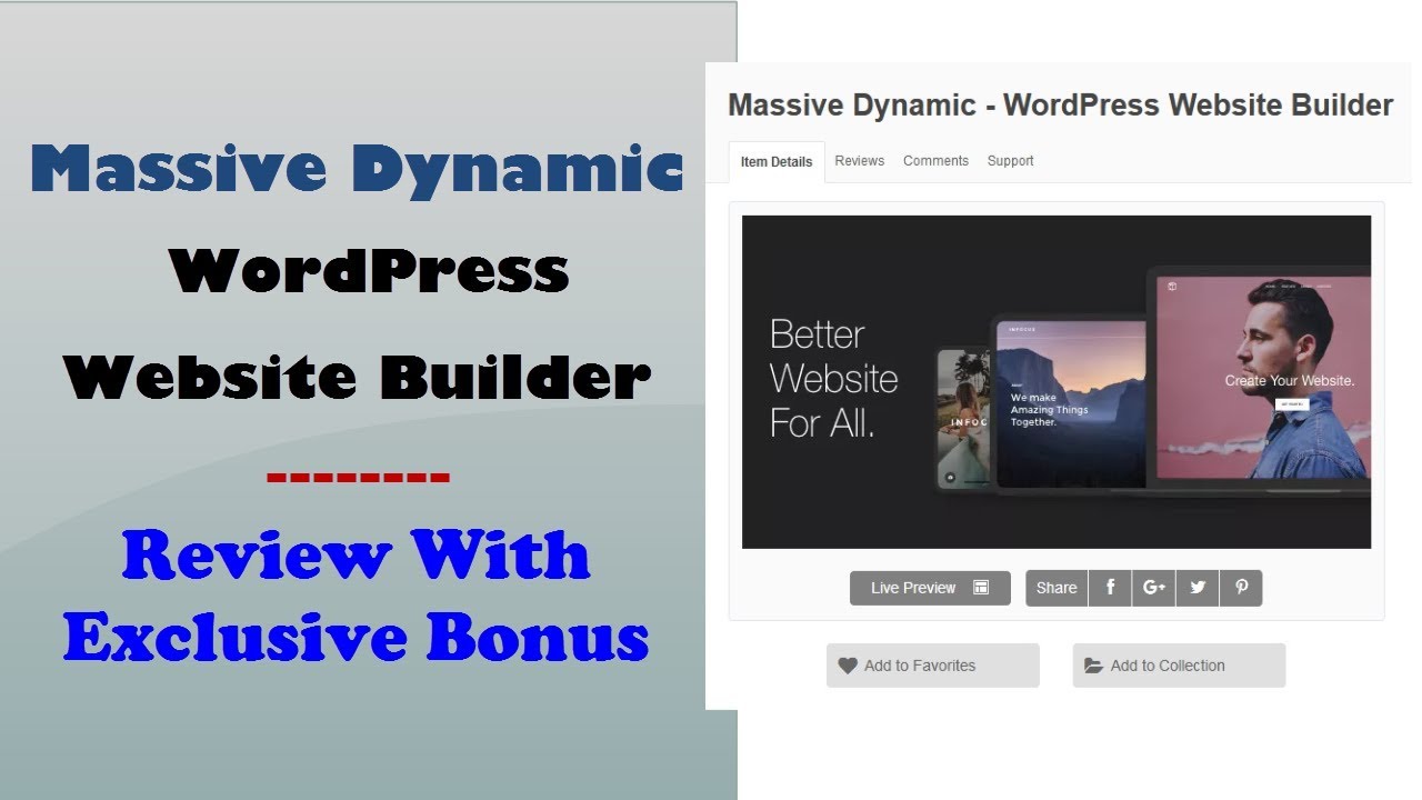 Massive Dynamic - WordPress Website Builder