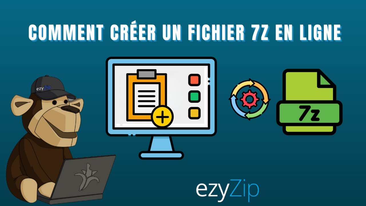 Créez des fichiers 7Z en ligne | Outil de compression 7Z gratuit - ezyZip
