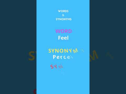 English Words & Synonyms - Starting with the letter F - Part 3 #english #synonyms #vocabulary
