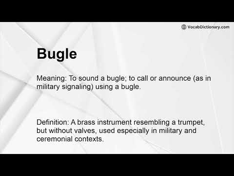 Bugle Meaning