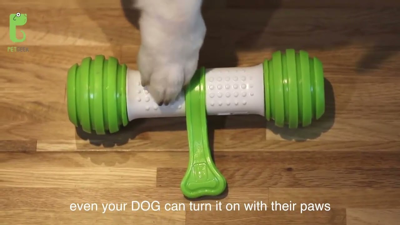 PETGEEK Automatic Playbone Electronic Dog Bone Toy, Interactive Dog Bones Pet Trainning Toy for Dogs