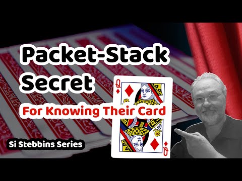 The Packet Stack Card Magic Secret - Si Stebbins Series