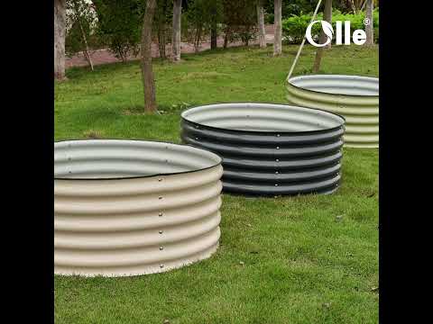 Olle Garden 12 in 1 Modular Metal Raised Garden Bed Kit