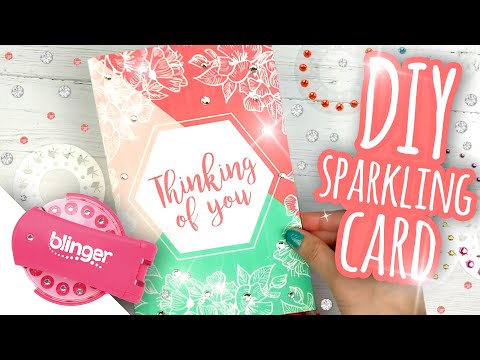 Bling It Up! DIY Sparkling Card | Blinger Tips & Tutorials