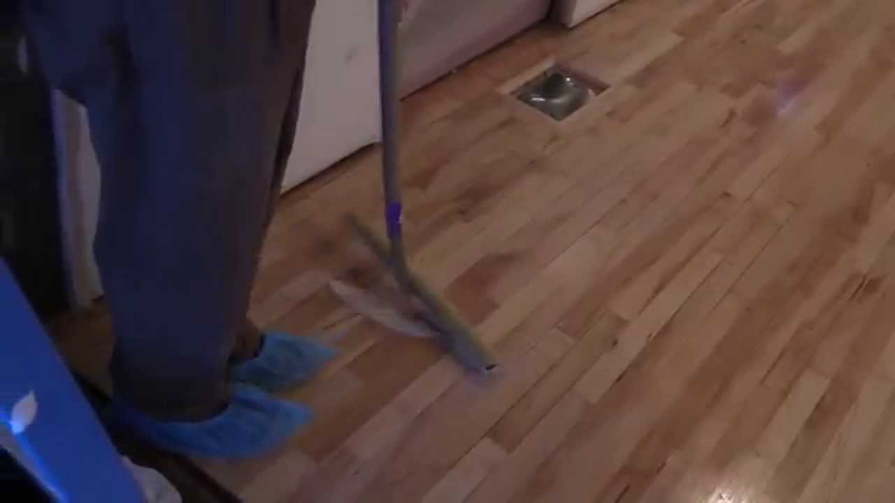 Applying Water Based Finish to a Hardwood Floor