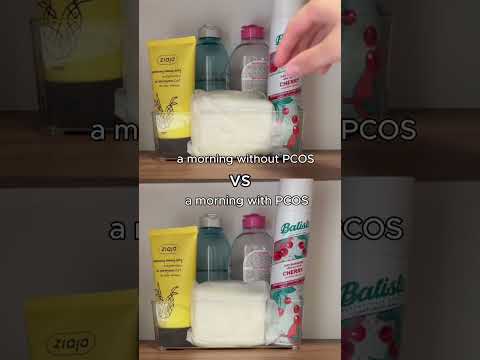 A morning with PCOS vs without