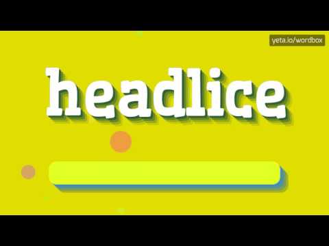 HOW TO SAY HEADLICE?