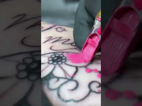 💖Shading Tattoo Pink Color
