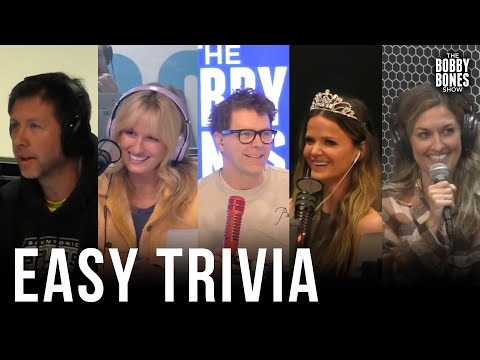 The Bobby Bones Show Competes in Super Easy Trivia